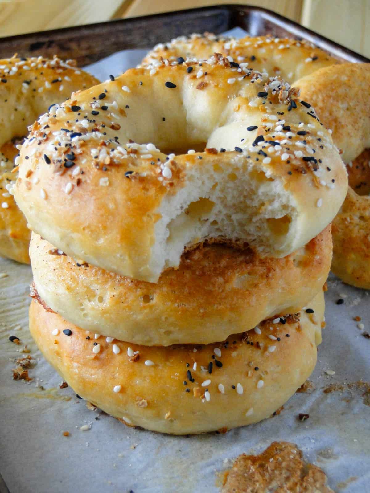 Easy Homemade Bagels - Heather's Homemade Kitchen