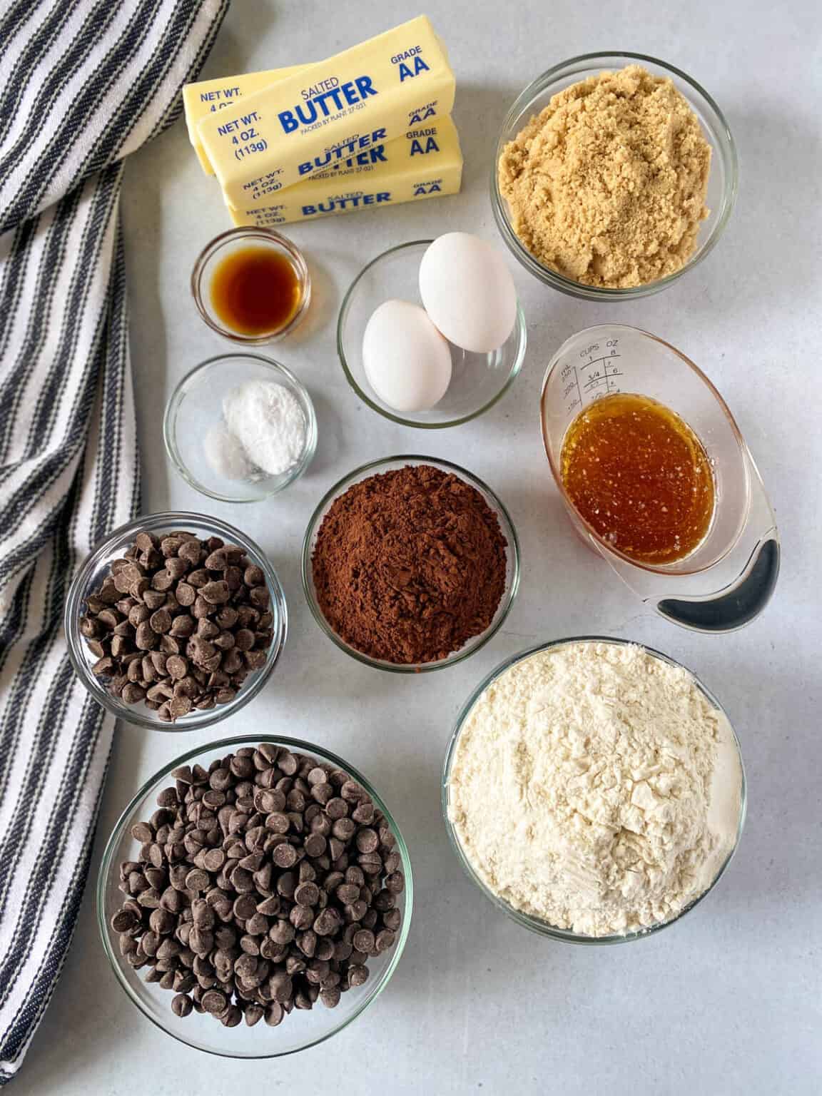 Double Dark Chocolate Chip Cookies