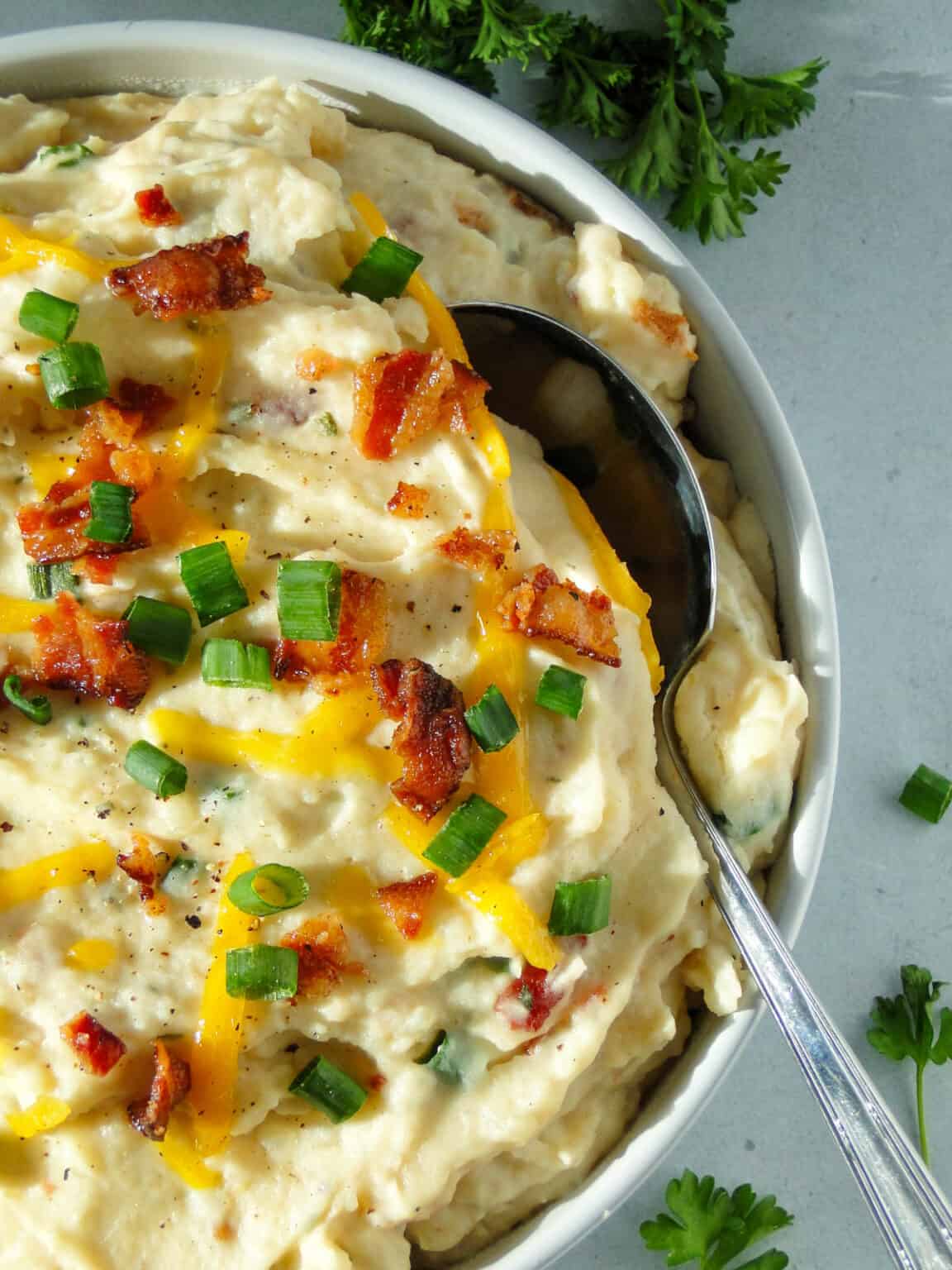 Loaded Mashed Potatoes Recipe - Heather's Homemade Kitchen