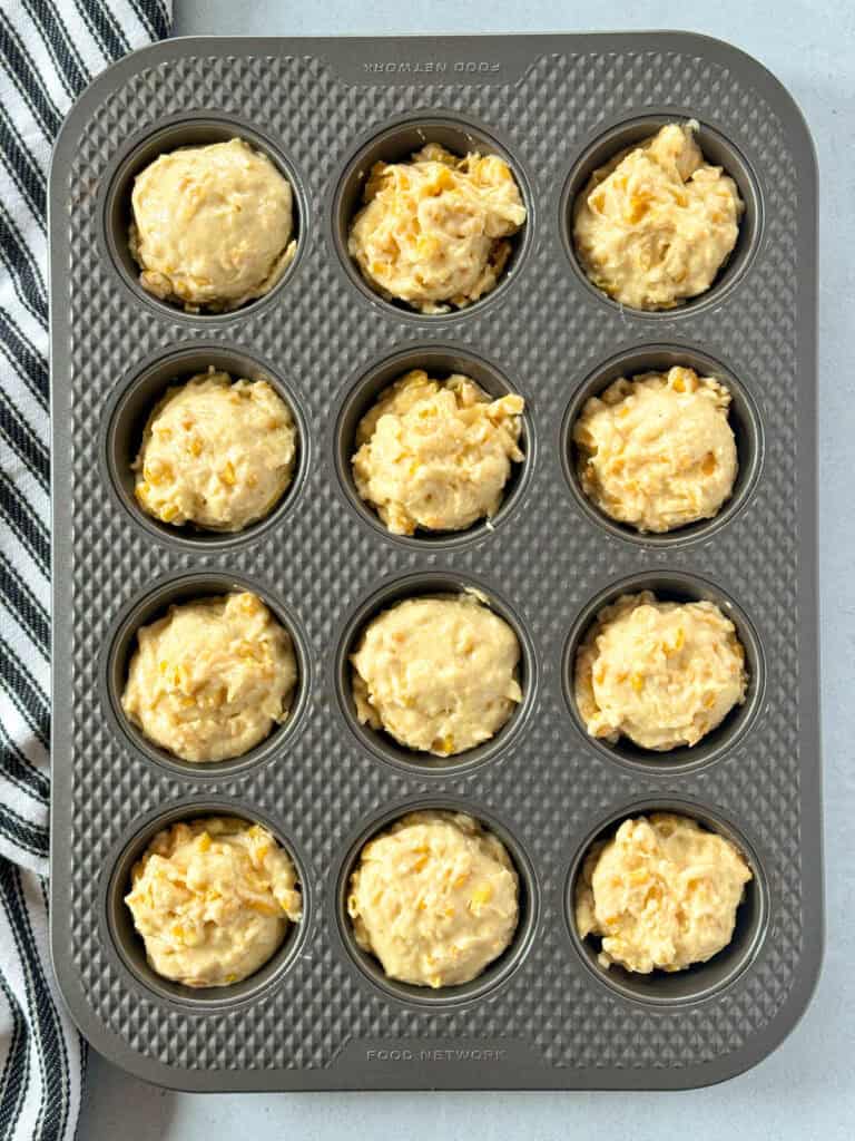 Cheesy Corn Muffins