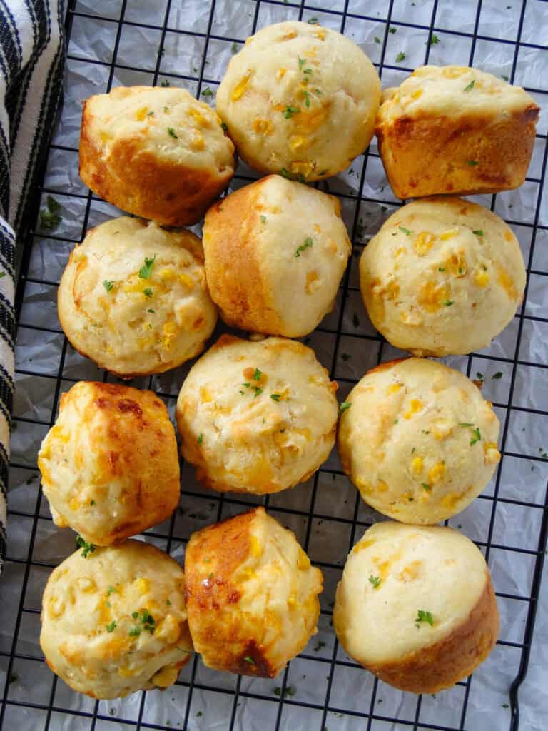 Cheesy Corn Muffins