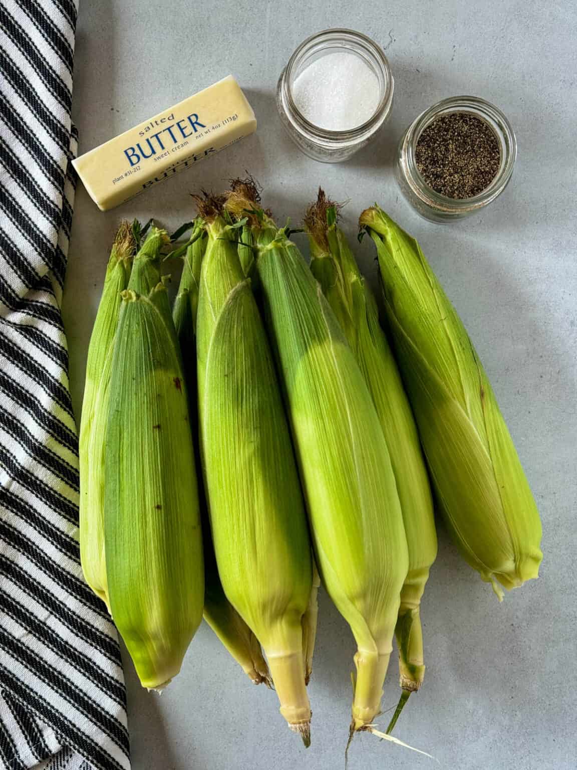 Oven Roasted Corn with Husks